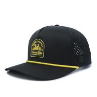 China Adults Waterproof Golf Hat With Custom PVC Rubber Patch Logo And Silk Screen Printing for sale