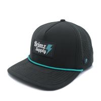 China Adults Waterproof Golf Hat With Custom PVC Rubber Patch Logo And Silk Screen Printing for sale