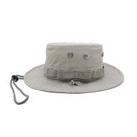 China Solid Pattern Vented Boonie Waterproof Hat Custom Ultrasonic Welding Rubber Patch 58cm for sale