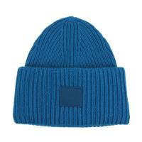 China Thick Knitted Cuffed Skull Cap Winter Hat 100% Acrylic Beanie for sale