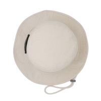 China 100% Organic Cotton Bucket Hat Custom Woven Label Boonie Fisherman Safari Hat 58cm for sale