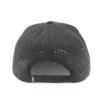 China Custom 5 Panel Rubber PVC Logo Rope Baseball Cap with Tee Holder 56-60cm Adult Size for sale