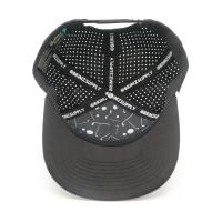 China Custom 5 Panel Rubber PVC Logo Rope Baseball Cap with Tee Holder 56-60cm Adult Size for sale