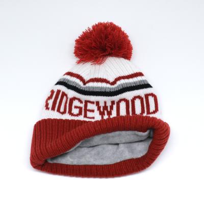 China Acrylic Thick Beanie Adjustable 58 58 Adjustable Luxury Winter Hats for sale