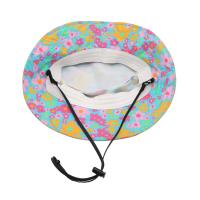 China Custom Quick Dry Nylon Bucket Hat 58cm Waterproof Summer Beach Hat with Adjustable String for Adults for sale