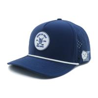 China Unisex 5 Panel Trucker Hat with Tee Hole Waterproof Laser Hole Golf Hat 56-60cm for sale