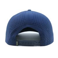 China Unisex 5 Panel Trucker Hat with Tee Hole Waterproof Laser Hole Golf Hat 56-60cm for sale