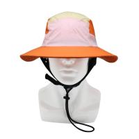 China Adjustable Unisex Waterproof Surf Bucket Hat With String For Shopping Made Of Polyester for sale