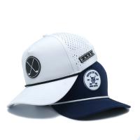 China SGS Certified Polyester Golf Hat Unisex Waterproof Sporty Cap 56-60cm Custom Logo for sale