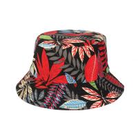 China Custom Reversible Bucket Hat Digital Print Fisherman Sun Cap for Adults 100% Cotton for sale
