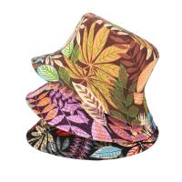 China Custom Reversible Bucket Hat Digital Print Fisherman Sun Cap for Adults 100% Cotton for sale