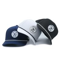 China Custom Breathable Waterproof Baseball Hat with Curve Brim Laser Cut Perforated Design 56-60cm for sale