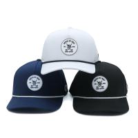 China Custom Breathable Waterproof Baseball Hat with Curve Brim Laser Cut Perforated Design 56-60cm for sale