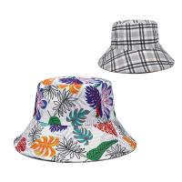 China Custom Reversible Bucket Hat with Sublimation Printing and Embroidery Logo 100% Cotton for sale
