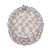 China Custom Recycled Bucket Hat with Embroidery Patch Safety Chin Strap 58cm Waterproof Unisex for sale