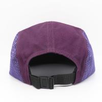 China Adjustable Unstructured Waterproof Hat 56-60cm Outdoor Running 5 Panel Quick Dry Camp Cap with Breathability Mesh for sale