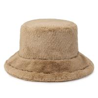 China Unisex Eco-Friendly Faux Fur Bucket Hat for Outdoor Vacation Fishing Custom Size for sale