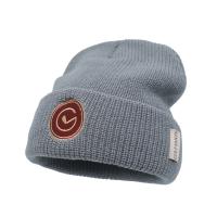 China 100 Acrylic Unisex Beanie 58cm Custom Logo Winter Hat for Casual Wear for sale