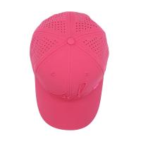 China Tennis Youth Performance Hat Baseball Cap 6 Panel Hat 3D Embroidery for sale