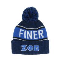 China Custom Unisex Two Color Blend Bobble Hat Winter Beanie 100% Acrylic 58cm Team Sports for sale