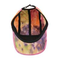 China Custom 5 Panel Camp Caps Polyester Waterproof Tie Dye Hat For Outdoor Adventures for sale