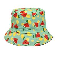 China Polyester Cotton Full Color Digital Sublimation Printing Reversible Bucket Hats for sale