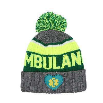 China Custom Jacquard Knitted Beanie Hat 100% Acrylic Winter Warm Skull Cap for Men Women for sale