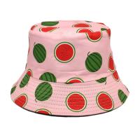 China Polyester Cotton Full Color Digital Sublimation Printing Reversible Bucket Hats for sale