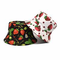 China Polyester Cotton Full Color Digital Sublimation Printing Reversible Bucket Hats for sale