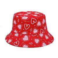 China Windproof Winter Hat Bucket Hat Heart Fishermen Digital Sublimation Printing for sale