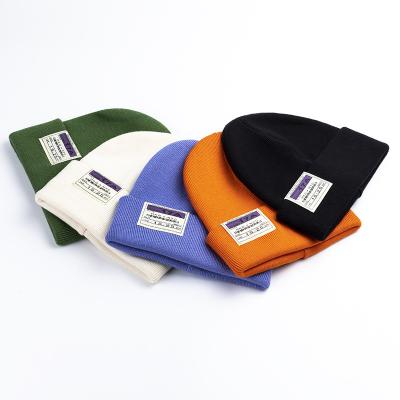 China Eco Friendly Unisex Winter Beanie Hat RPET Recycled Material Custom Size for sale
