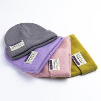 China Eco Friendly Unisex Winter Beanie Hat RPET Recycled Material Custom Size for sale