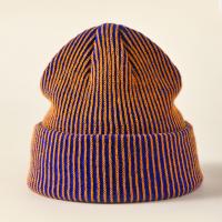 China Custom Thick Fleece Wool Winter Beanie Unisex Knitted Hat 100% Acrylic or RPET for sale