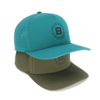 China Curved Brim Custom Golf Hat With Laser Cut Hole Perforation And Waterproof Design for sale