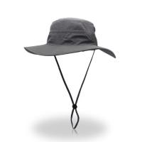 China Custom Oversized Bucket Hat with String 58cm Unisex Polyester Adjustable for sale