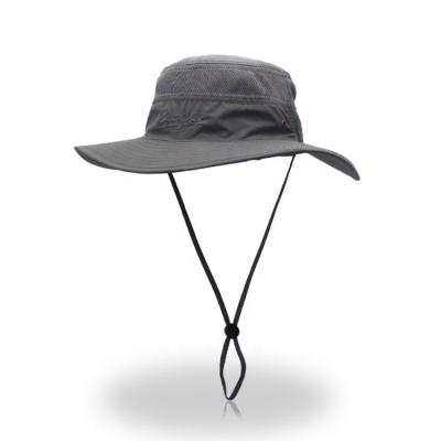 China Custom Oversized Bucket Hat with String 58cm Unisex Polyester Adjustable for sale