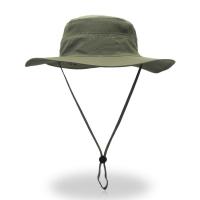 China Custom Oversized Bucket Hat with String 58cm Unisex Polyester Adjustable for sale