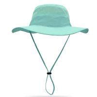 China Custom Oversized Bucket Hat with String 58cm Unisex Polyester Adjustable for sale