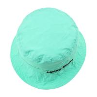 China Custom Nylon Sun Bucket Hat Packable Outdoor Fishing Protection with String 58cm for sale