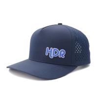 China Laser Cut Hole Baseball Hat Adjustable Plastic Buckle Corduroy Performance Sports Hat for sale
