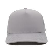 China Custom Breathable Golf Hat with Laser Cut Holes Adjustable Plastic Buckle 56-60cm for sale