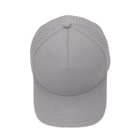 China Custom Breathable Golf Hat with Laser Cut Holes Adjustable Plastic Buckle 56-60cm for sale
