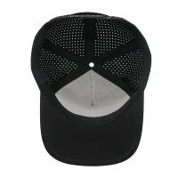 China Custom Waterproof Laser Cut Perforated Hat Breathable Baseball Cap 58cm for Sports for sale