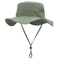 China Wholesale 100% Cotton Wide Brim Bucket Hat 58cm for Fishing Sun Protection for sale