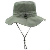 China Wholesale 100% Cotton Wide Brim Bucket Hat 58cm for Fishing Sun Protection for sale