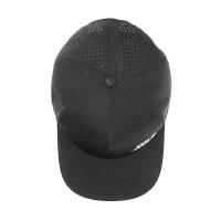 China Snapback Performance Hat Breathable Black Baseball Caps Japan Silk Screen Printing for sale