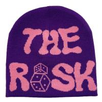 China Custom Acrylic All Over Print Jacquard Cuffless Slouchy Beanie for Adults 100% Acrylic or RPET for sale