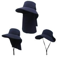 China Quick Dry Fishing Hat with Face Neck Flap Sun Protection Baseball Cap 58cm Adult for sale