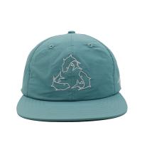 China Custom Nylon Snapback Waterproof Running 5 Panel Quick Drying Camp Cap 56-60cm for sale