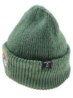 China Eco Friendly RPET Yarn Recycled Polyester Beanie Hat Custom Logo 100% RPET Material for sale